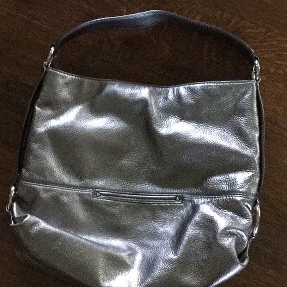 Michael Kors | Bags | Michael Kors Gunmetal Leather Bag | Poshmark